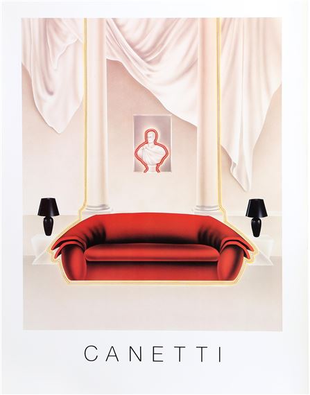 Michel Canetti | Red Sofa (1955) | MutualArt