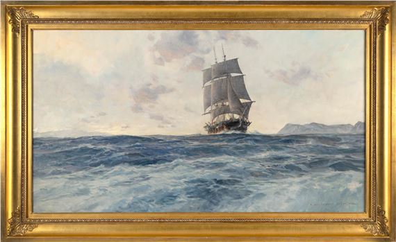 Christopher Blossom | The Superior in the Bering Strait (1956) | MutualArt