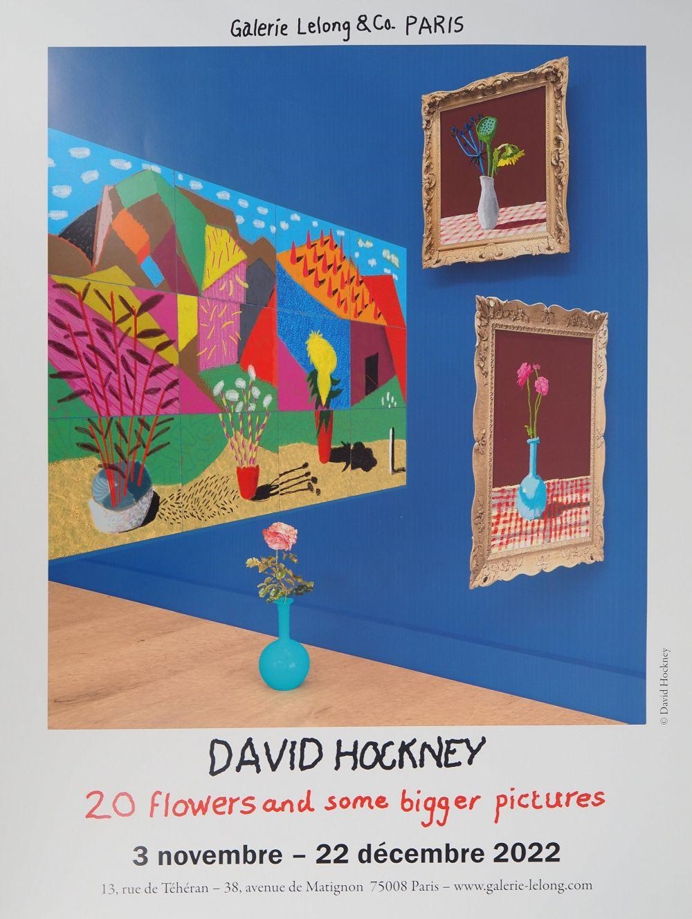 David Hockney | David Hockney Large Exhibition Poster (1984) | MutualArt
