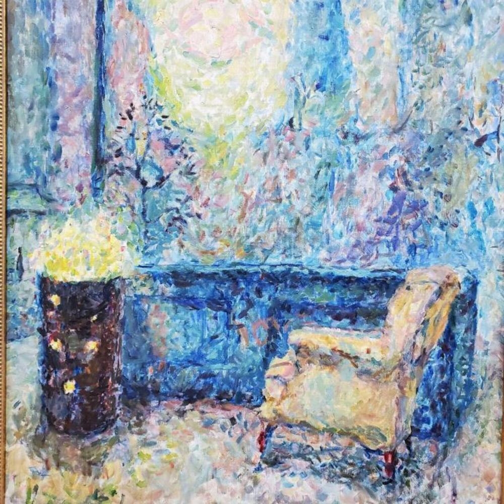 American Impressionist School | Signed Impressionistic Style Painting ...