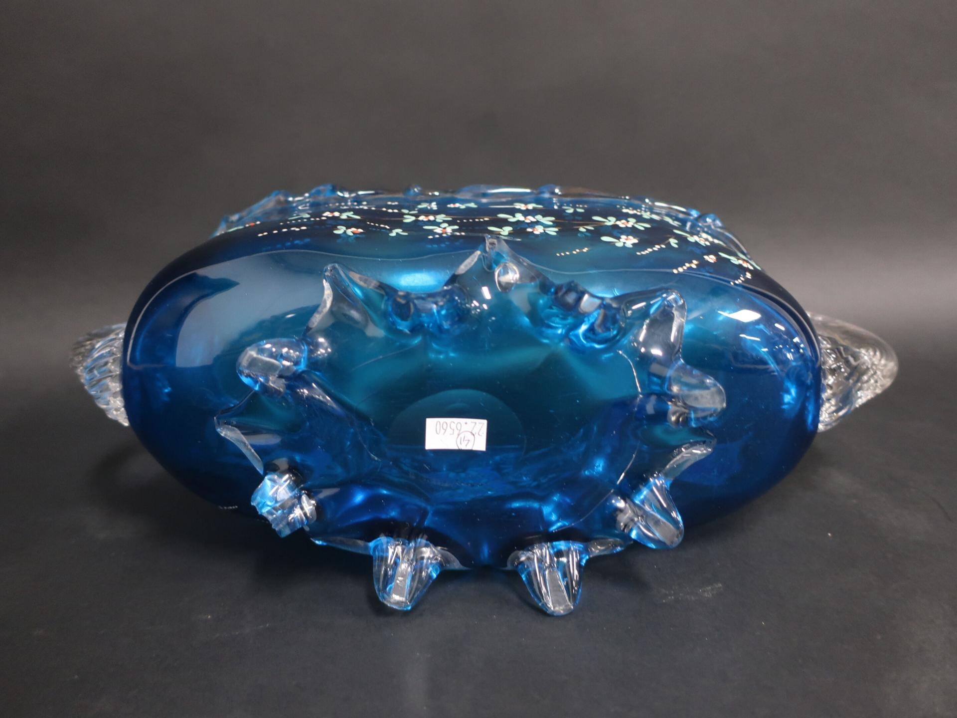 Auguste Jean | Jardinière de table de forme oblongue en bleu | MutualArt