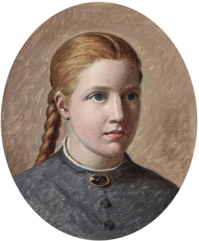 Carl Christian Constantin Hansen | Portrait of Frederikke Aagaard ...