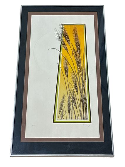 D. Curry | Mid Century Artist Proof Wheat Sheaf D. CURRY | MutualArt