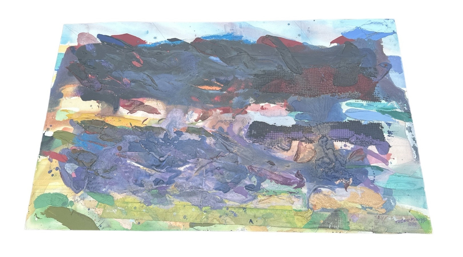 Robert Minuzzo | Large Scale Mid Century Mixed Media ROBERT MINUZZO ...