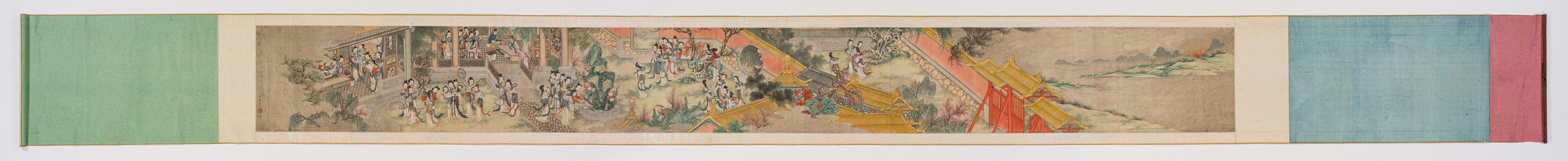 Qiu Ying | 1552): ‘SPRING MORNING IN THE HAN PALACE’ | MutualArt