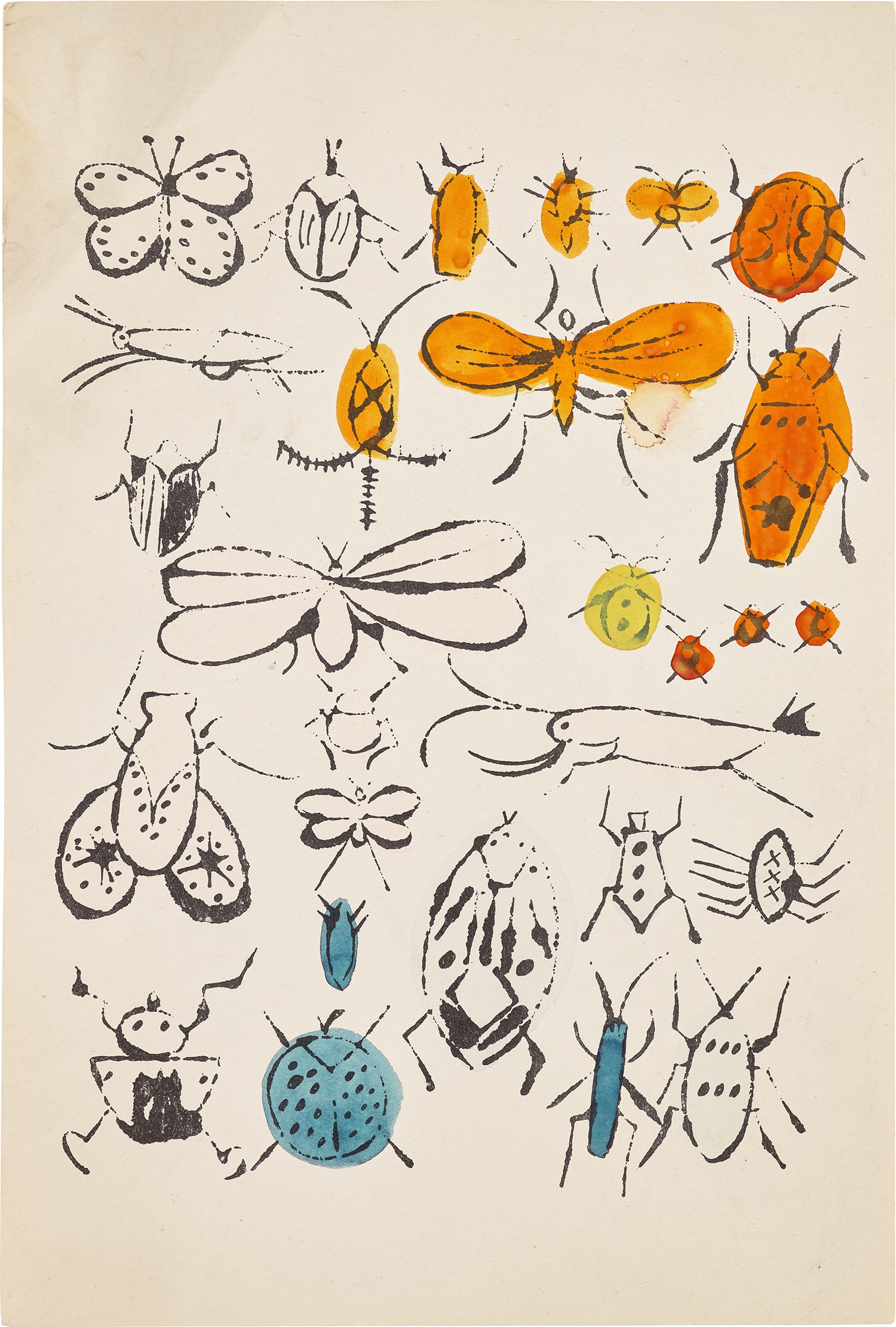 Andy Warhol | Happy Bug Day (Circa 1954) | MutualArt