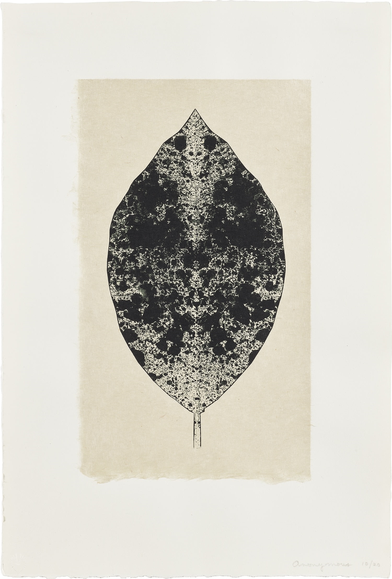 Bruce Conner | Inkblot Drawing (1992) | MutualArt