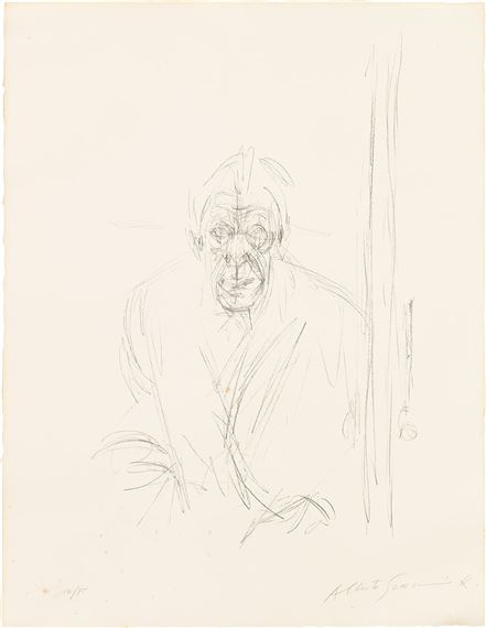 Alberto Giacometti | Autoportrait (Self-Portrait) (L. 355 (1963 - 1965 ...