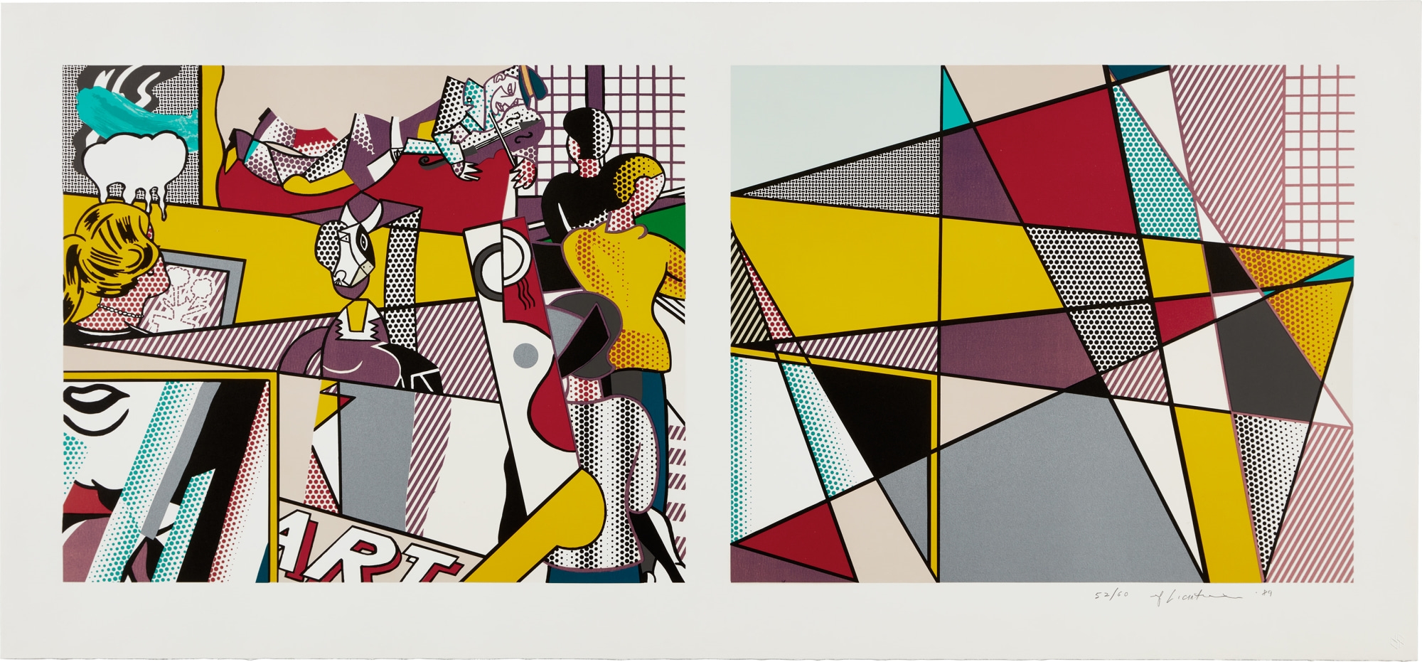 Roy Lichtenstein | Homage to Max Ernst (1975) | MutualArt