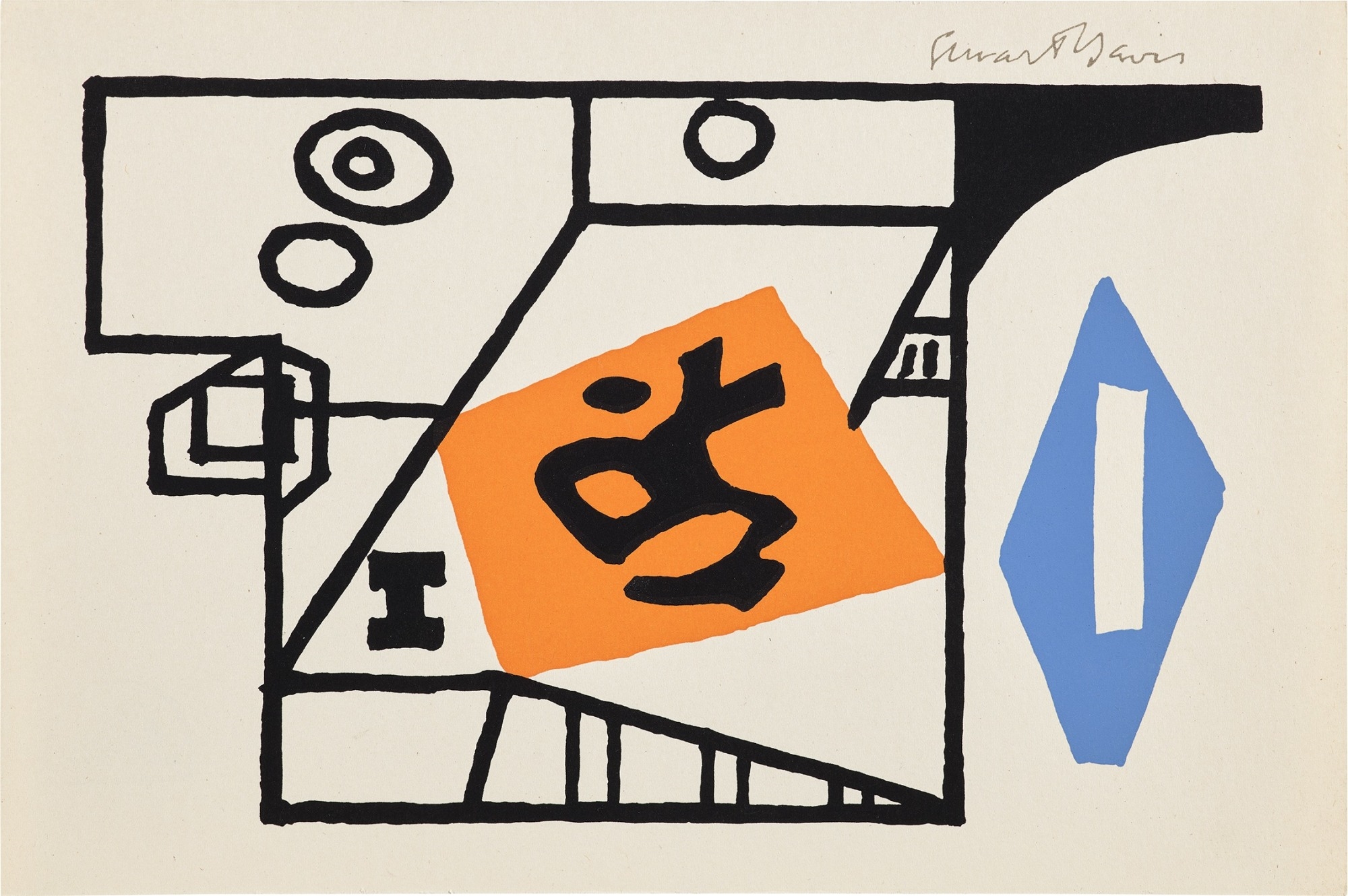 Stuart Davis | Artist in Search of a Model (1931) | MutualArt