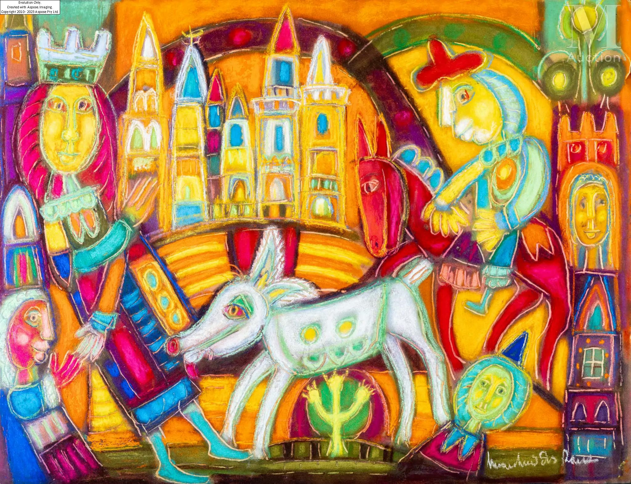 Louis Marchand des Raux | Voilà le loup | MutualArt