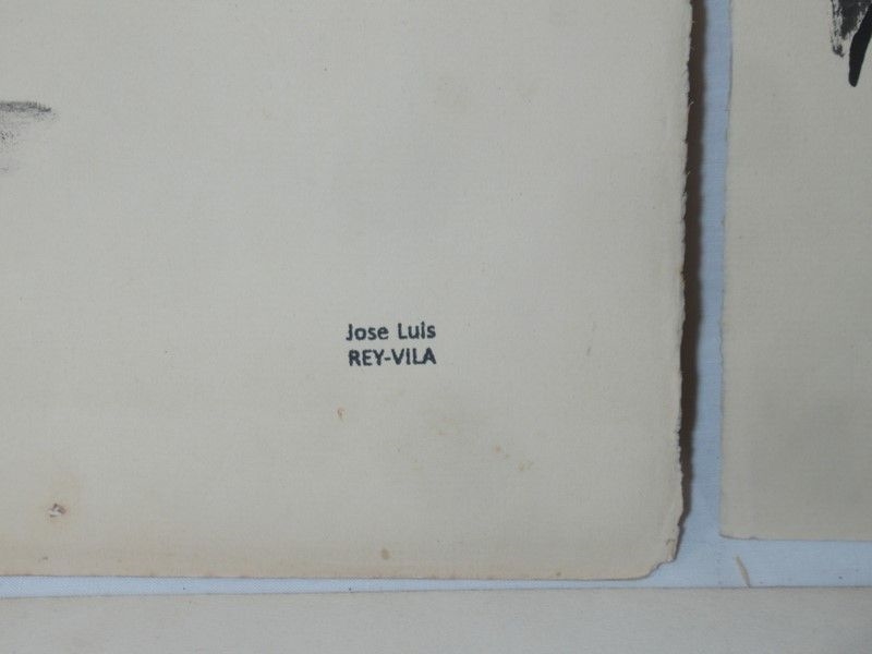 José Luis Rey Vila | José Luis REY-VILLA (1910-1983) Lot of two ink ...