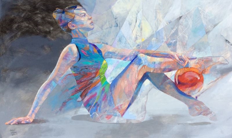 Adam Wator | Layout with the ball (2023) | MutualArt