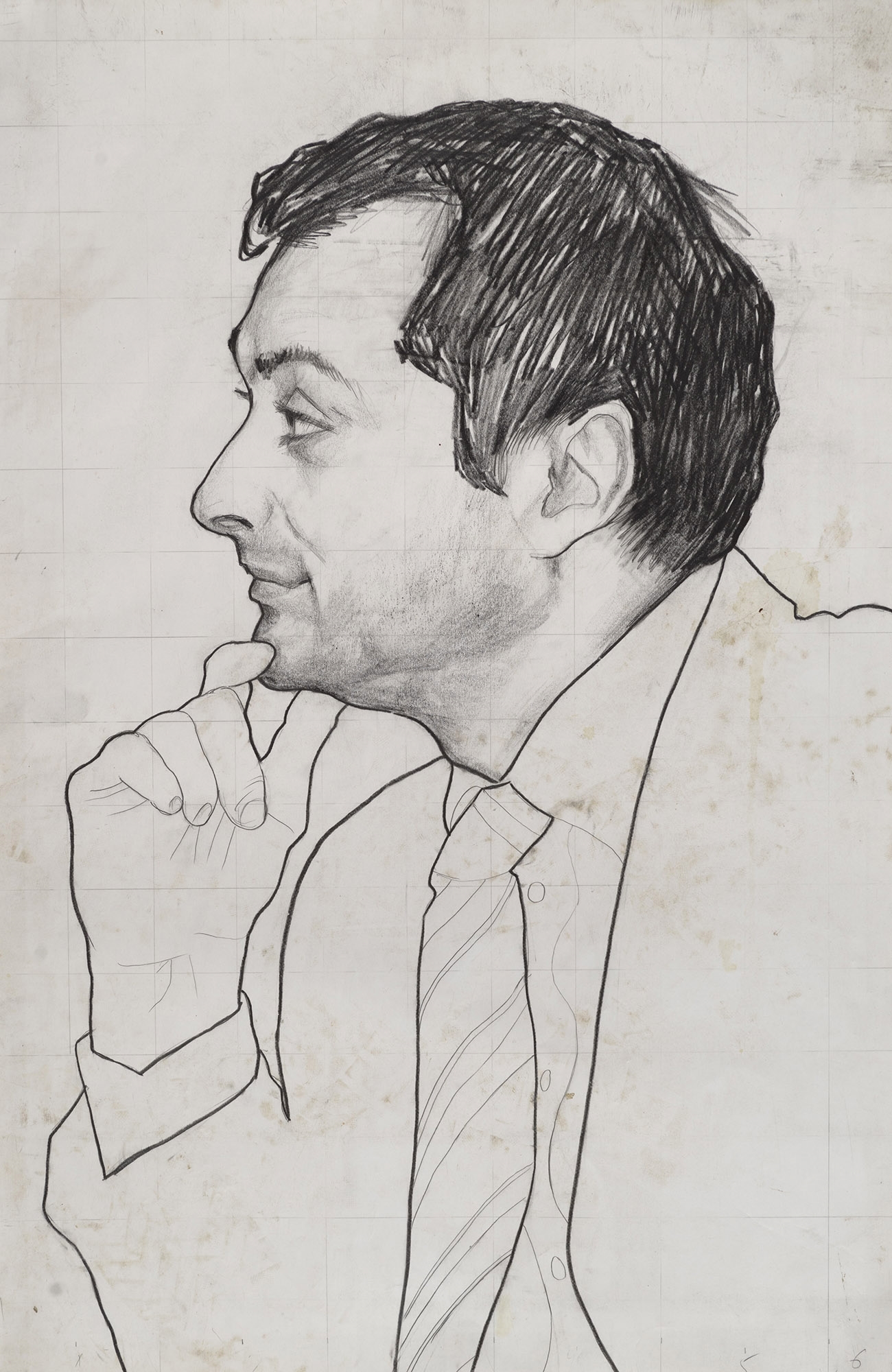 Dmitry Vrubel | Portrait of V.Y. Surkov | MutualArt