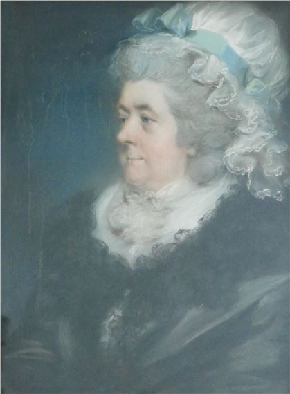 John Russell | Portrait of Lady Elizabeth Chaplin Daughter of Brownlow ...