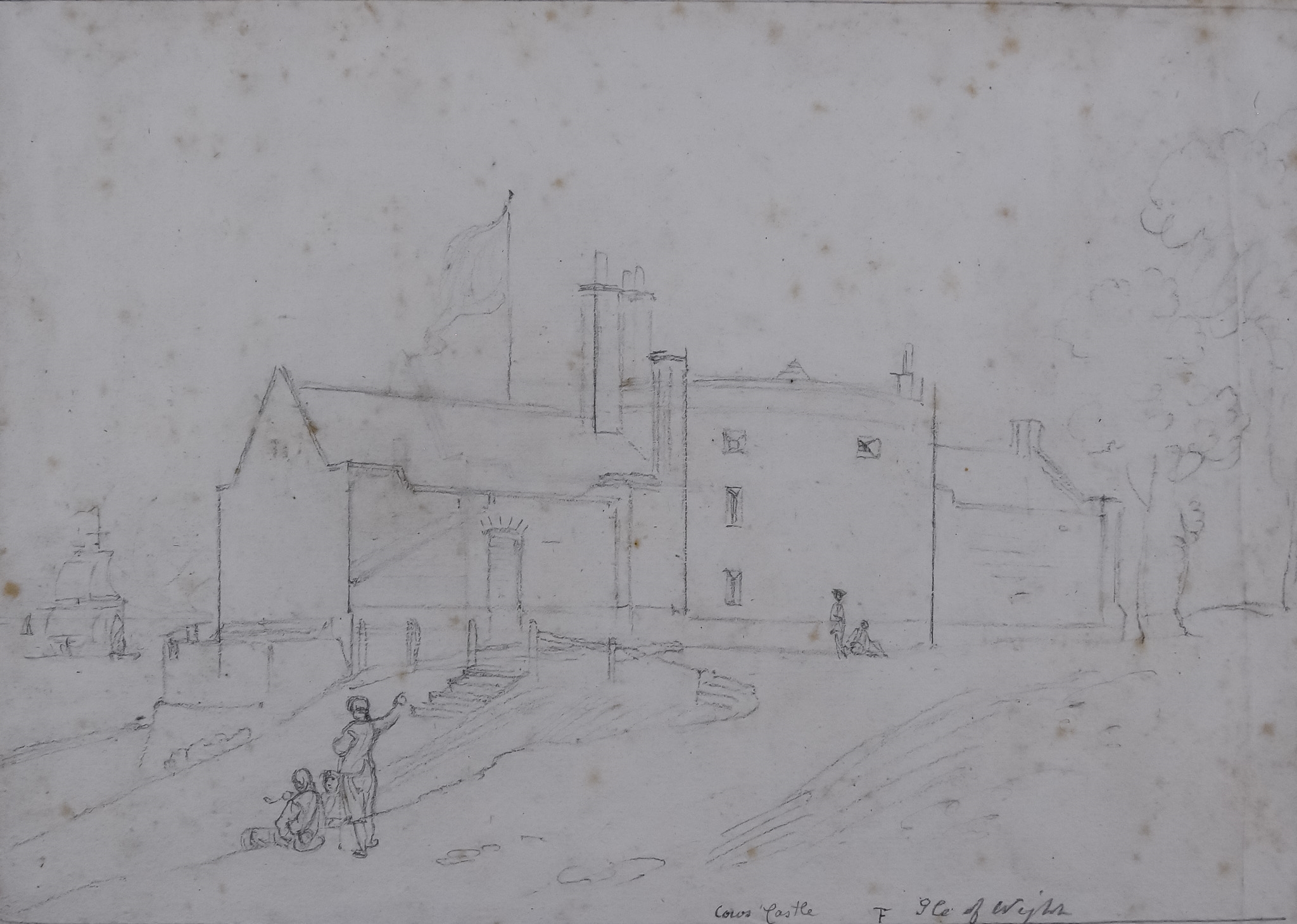 Paul Sandby | Paul Sandby (circa 1730-1809) - Pencil drawing - Cowes ...