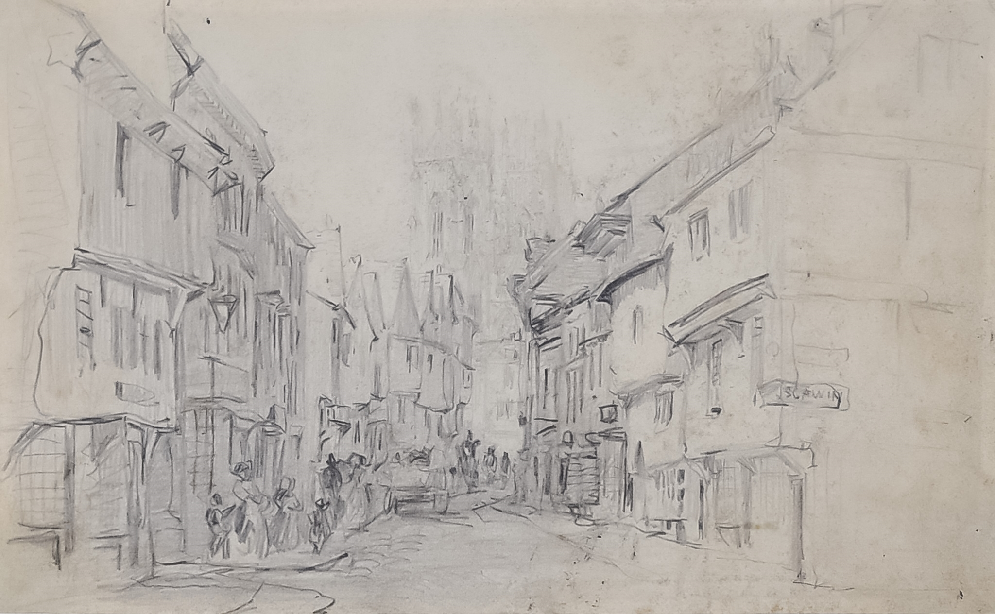 Thomas Sidney Cooper | Thomas Sidney Cooper (1803-1902) - Pencil ...