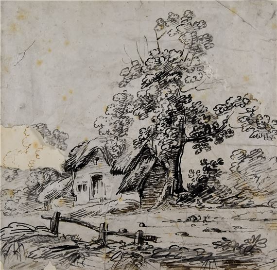 John Constable | Style of John Constable (1776-1837) - Pencil drawing ...