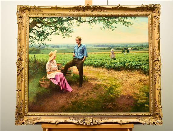 Tony Sheath | Strawberry Pickers | MutualArt