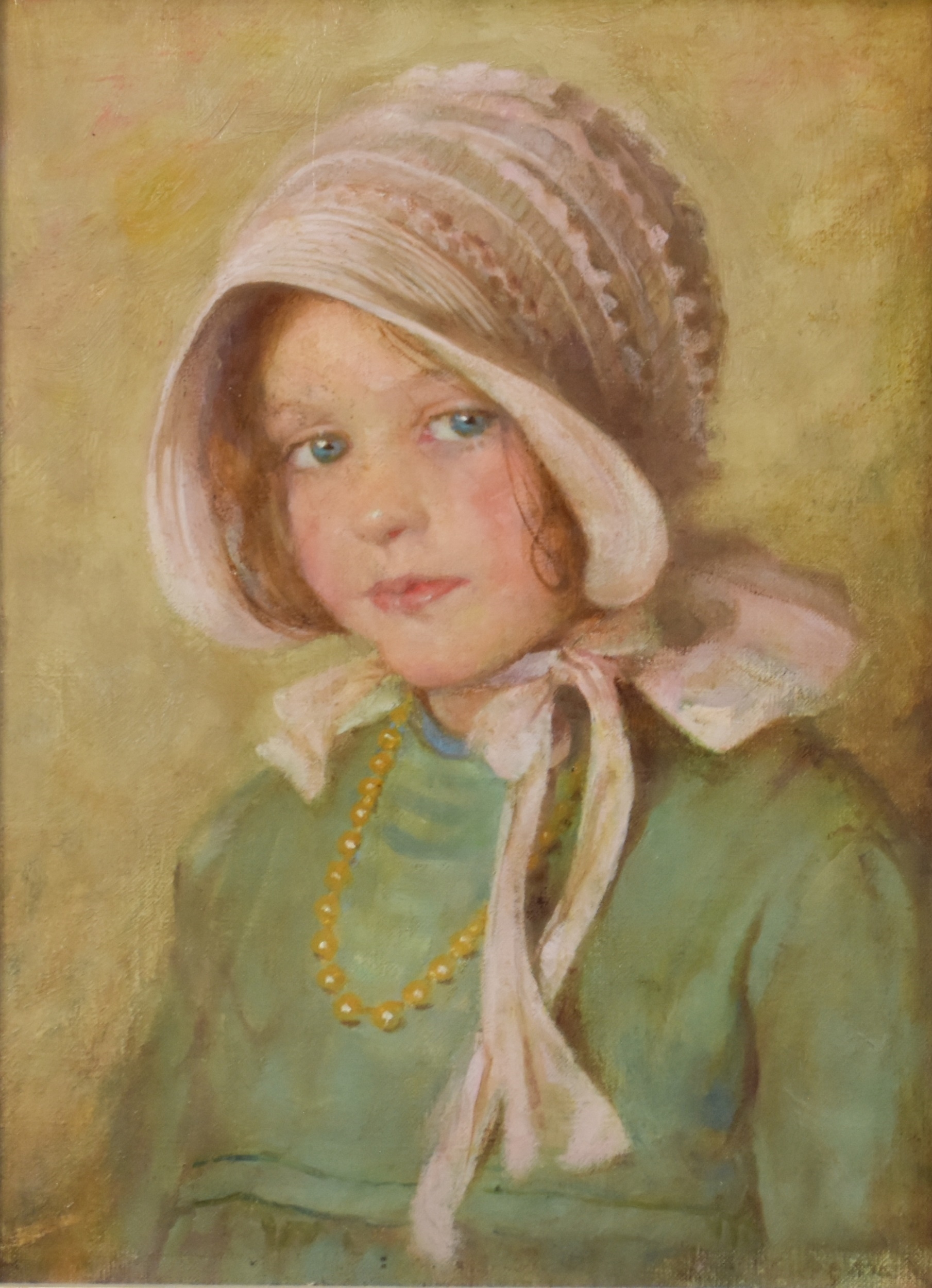 William Henry Margetson | The Pretty Pink Bonnet | MutualArt