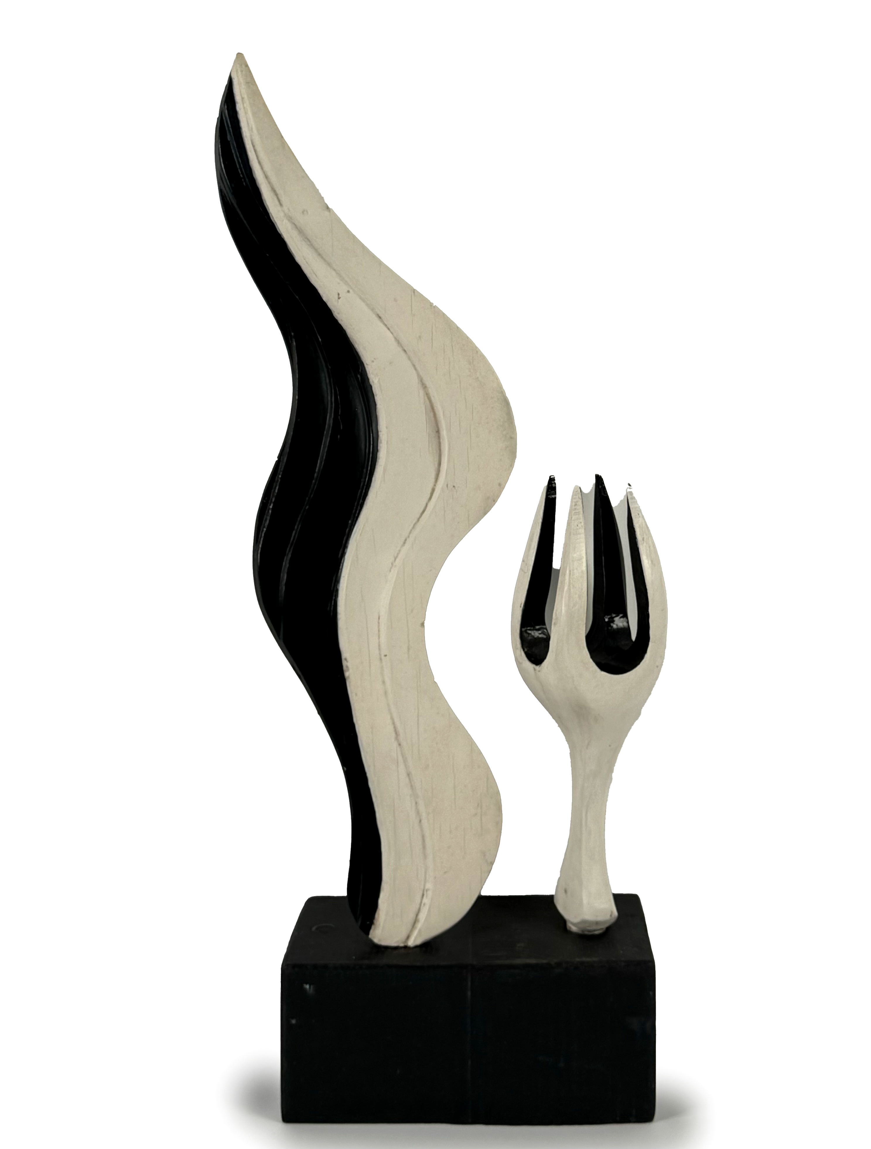 Robert Roussil | Petit bois noir et blanc (1991) | MutualArt