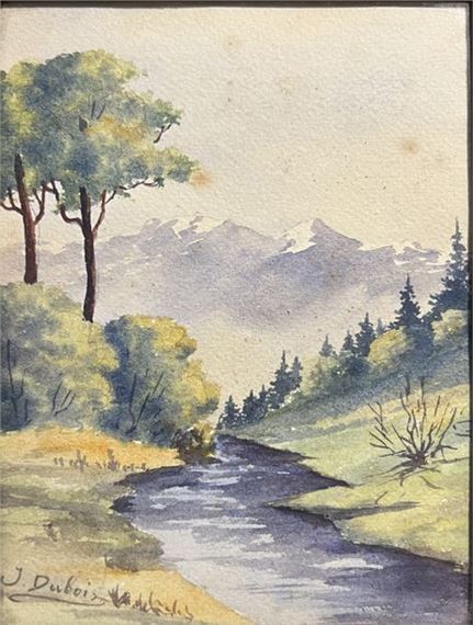 Robert Quentin | Robert DESSALES-QUENTIN (1885-1958) : VILLAGE... - Lot ...