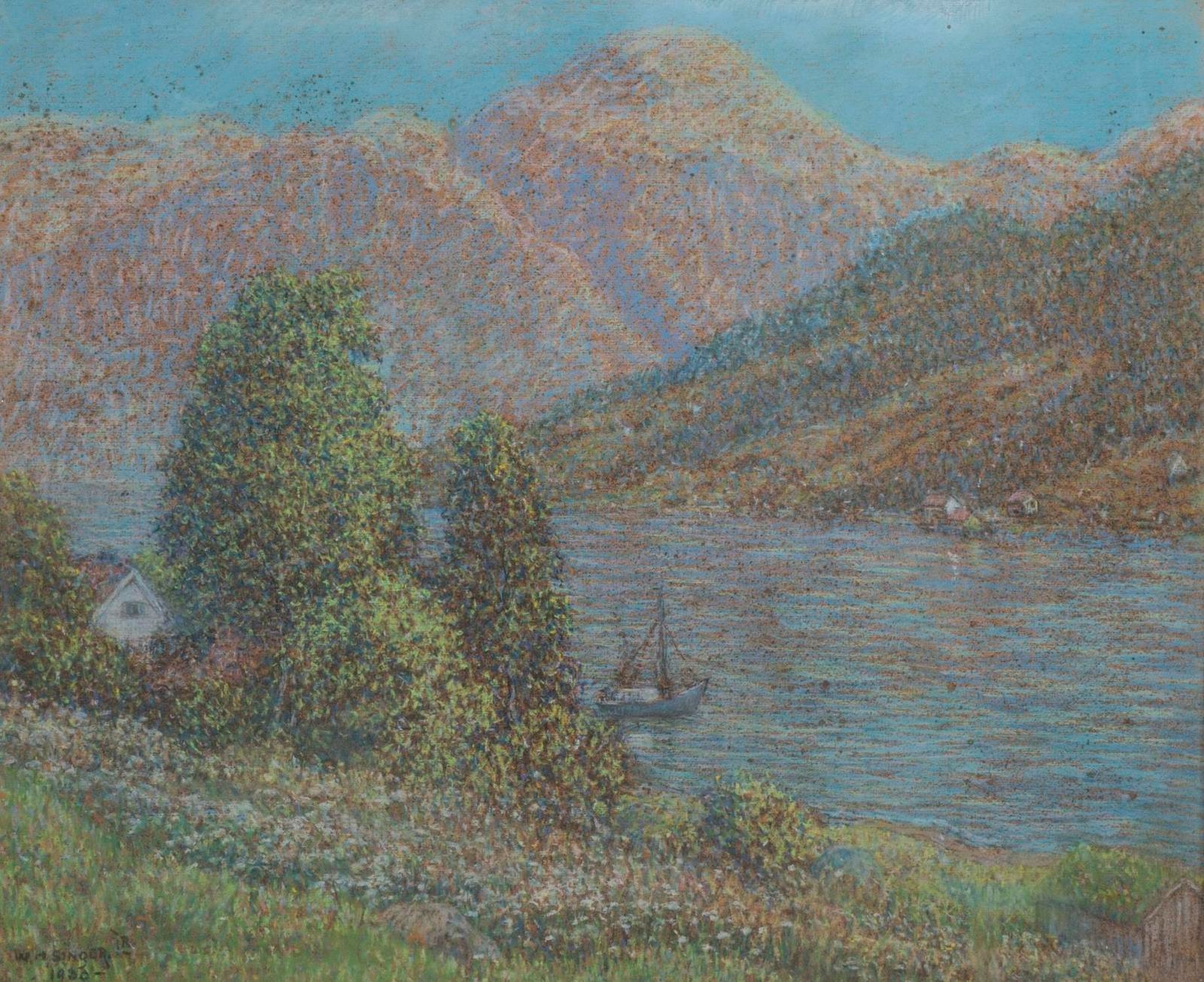 William Henry Singer | Paysage lacustre | MutualArt