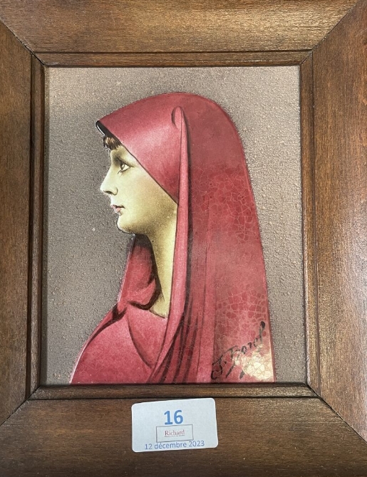 Jean Amable Borel | Vierge de profil | MutualArt