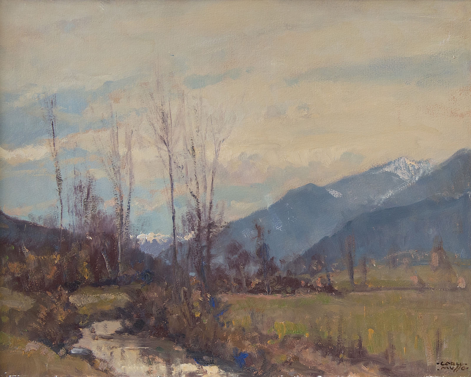 Carlo Musso | Mountain landscape | MutualArt