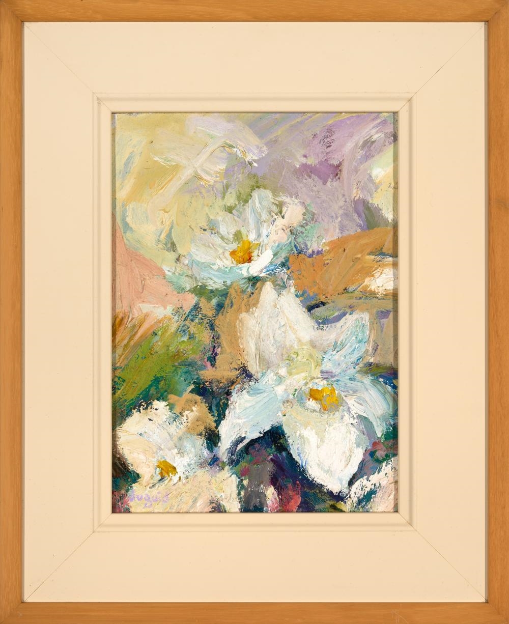 Elizabeth Duguid | ELIZABETH DUGUID - Soft Flowers oil on board 37 x 26 ...