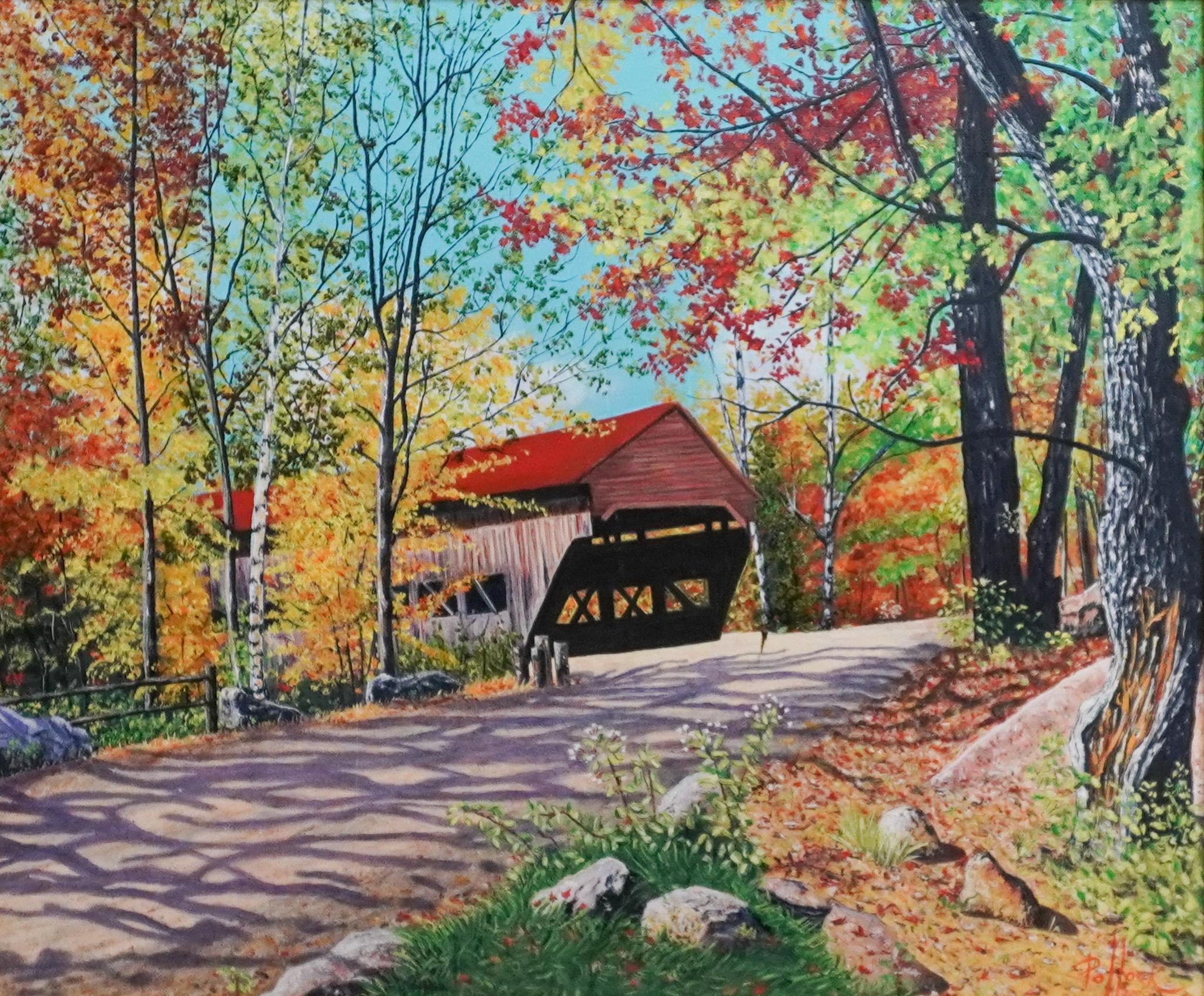 Jackson Pollock | 20th Century Red Covered Bridge (2000) | MutualArt