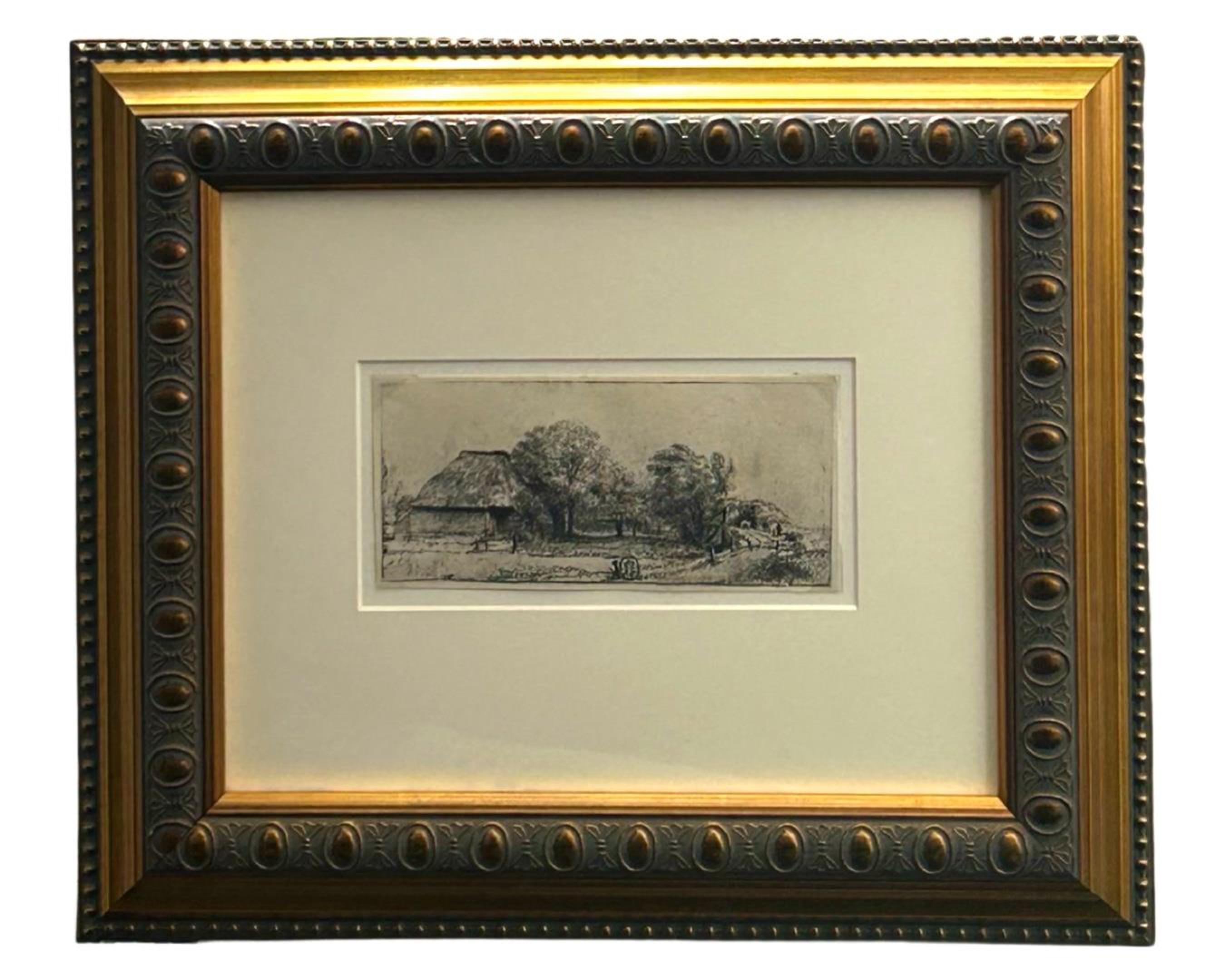 Rembrandt van Rijn | Vintage Rembrandt Landscape Etching (1620) | MutualArt
