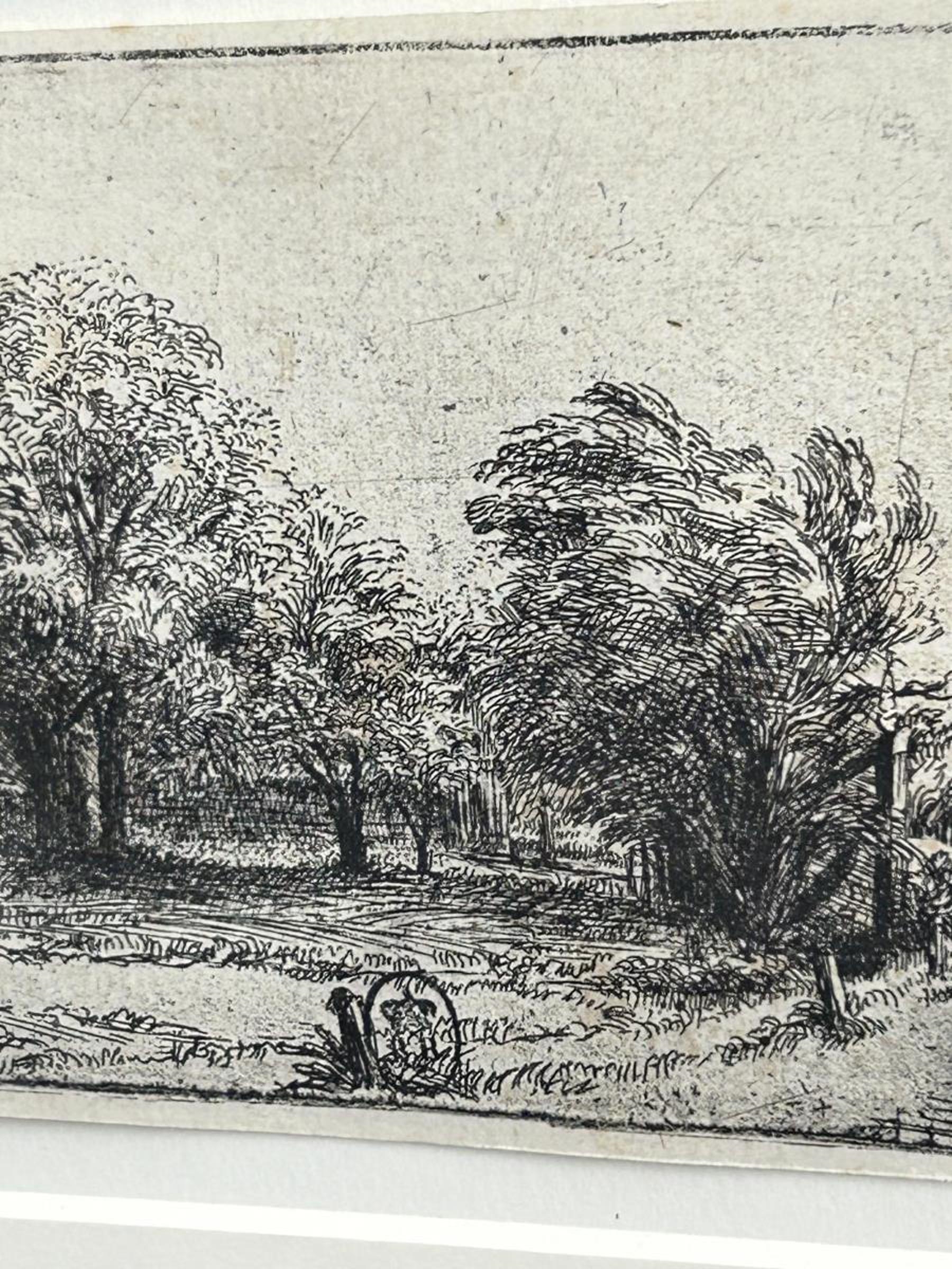 Rembrandt van Rijn | Vintage Rembrandt Landscape Etching (1620) | MutualArt