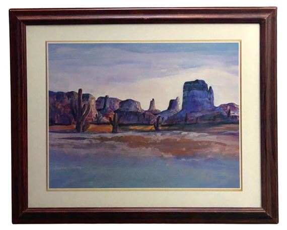 Redmond Somers | Vintage Redmond Somers Sedona Landscape Print | MutualArt
