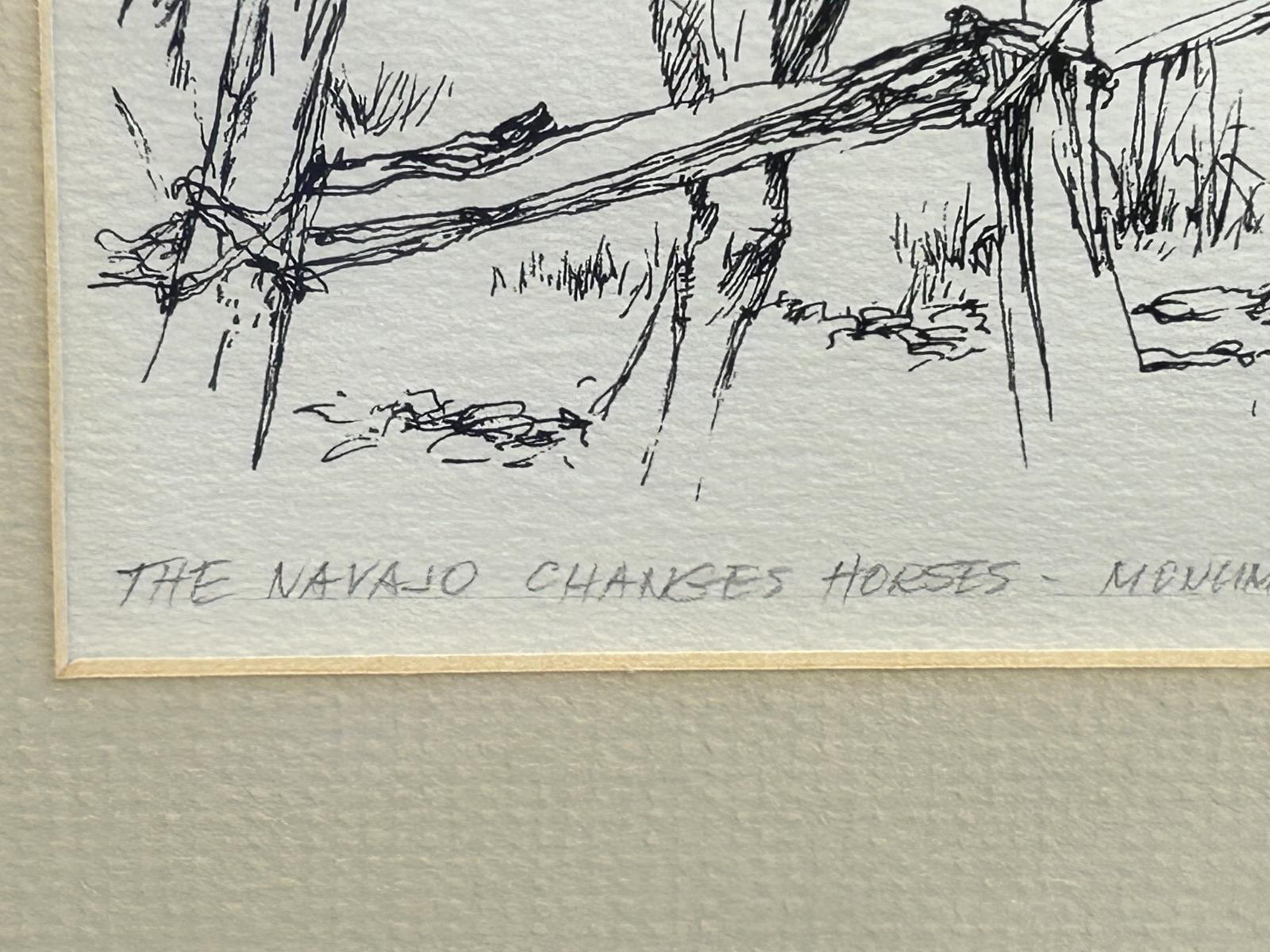 Ray K. Schmidt | The Navajo Changes Horses | MutualArt