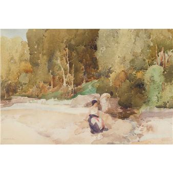 William Russell Flint | Bathing | MutualArt