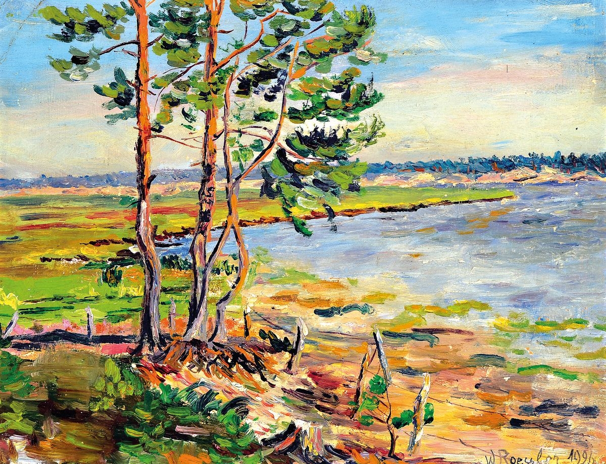 Walter Rössler | Landscape at Lake Starnberg (1926) | MutualArt