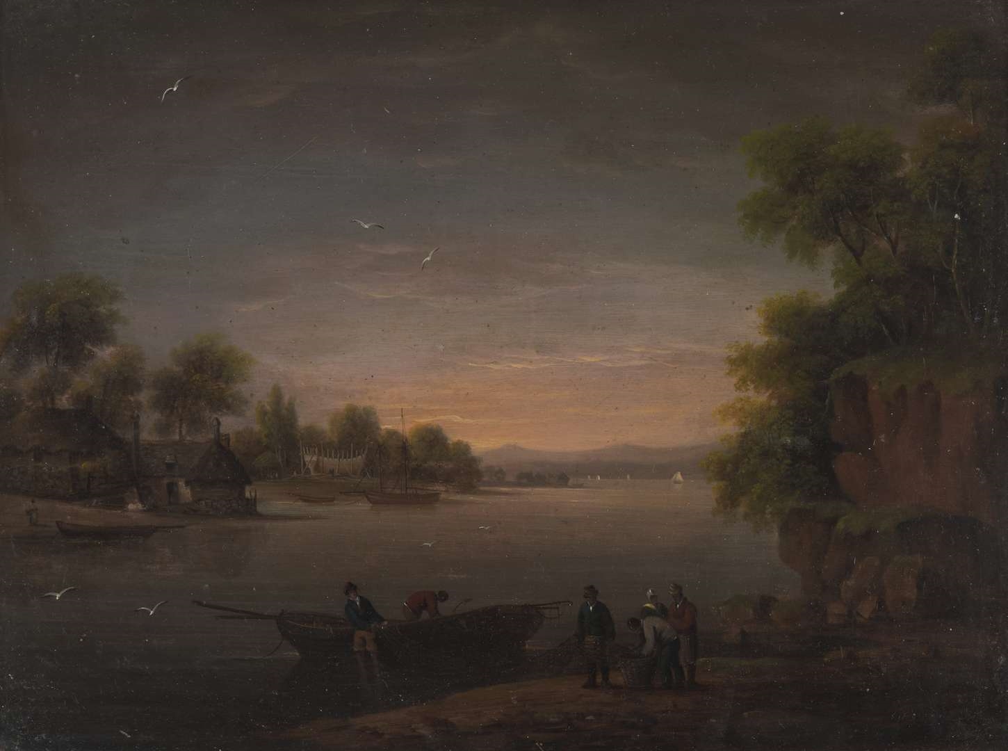 John Wallace Tucker | UNLOADING THE CATCH | MutualArt