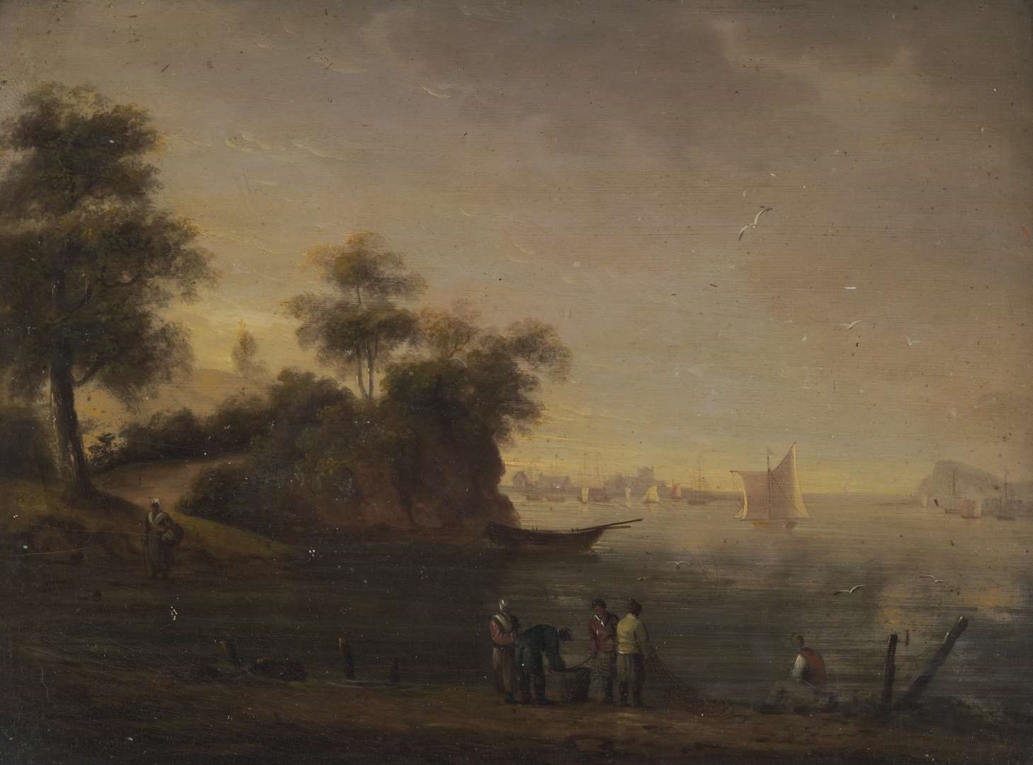 John Wallace Tucker | UNLOADING THE CATCH | MutualArt