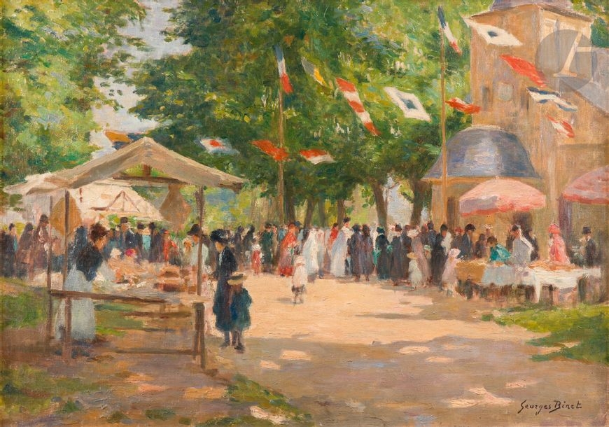 Georges Jules Ernest Binet | Fair scene | MutualArt