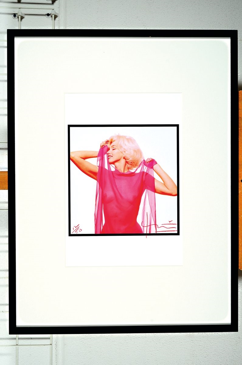 Bert Stern | Marilyn in Cherille scarf | MutualArt