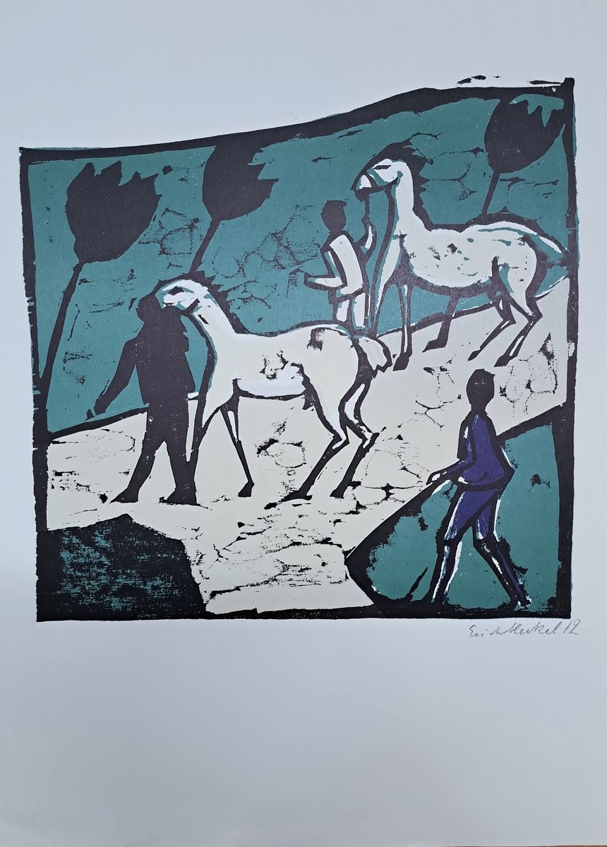 Erich Heckel | White Horses (1912) | MutualArt