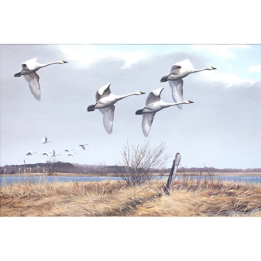 Maynard Reece | REGAL FLIGHT - WHISTLING SWANS (1978) | MutualArt