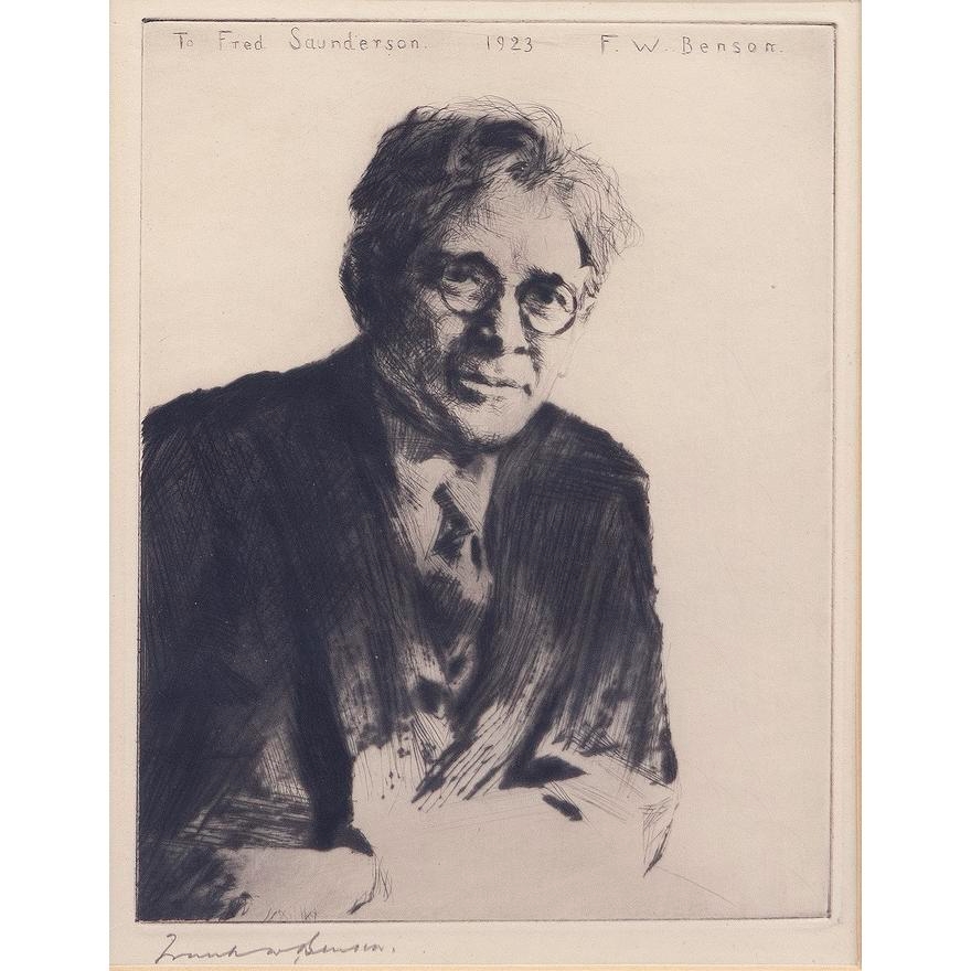 Frank Weston Benson | PORTRAIT (1923) | MutualArt