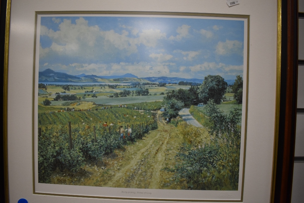 James McIntosh Patrick | Two artist proof stamped prints Berry picking ...