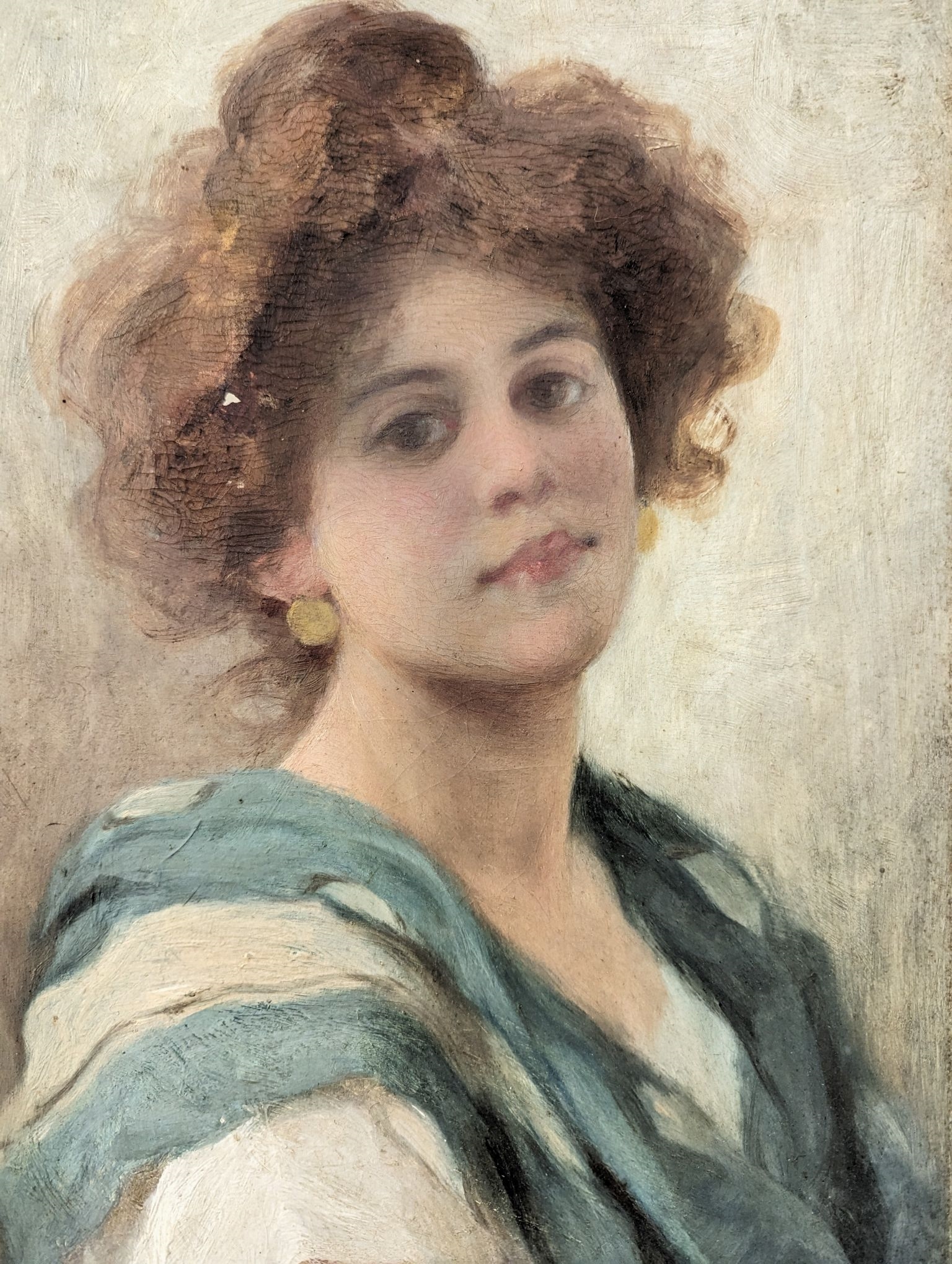 Vittorio Tessari | Portrait of the Young Countessa | MutualArt