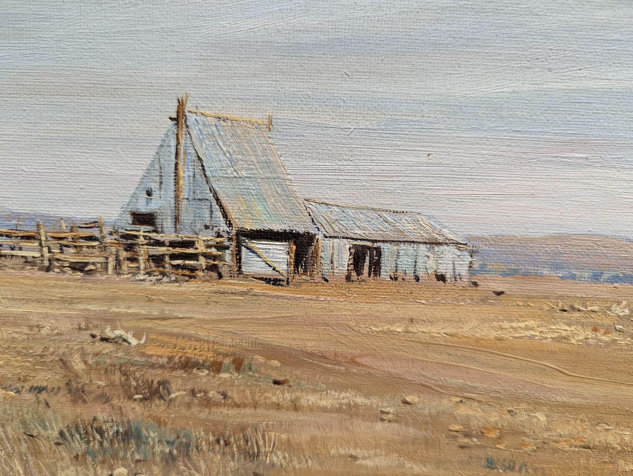 Bruce Swann | Australian Outback Homestead | MutualArt