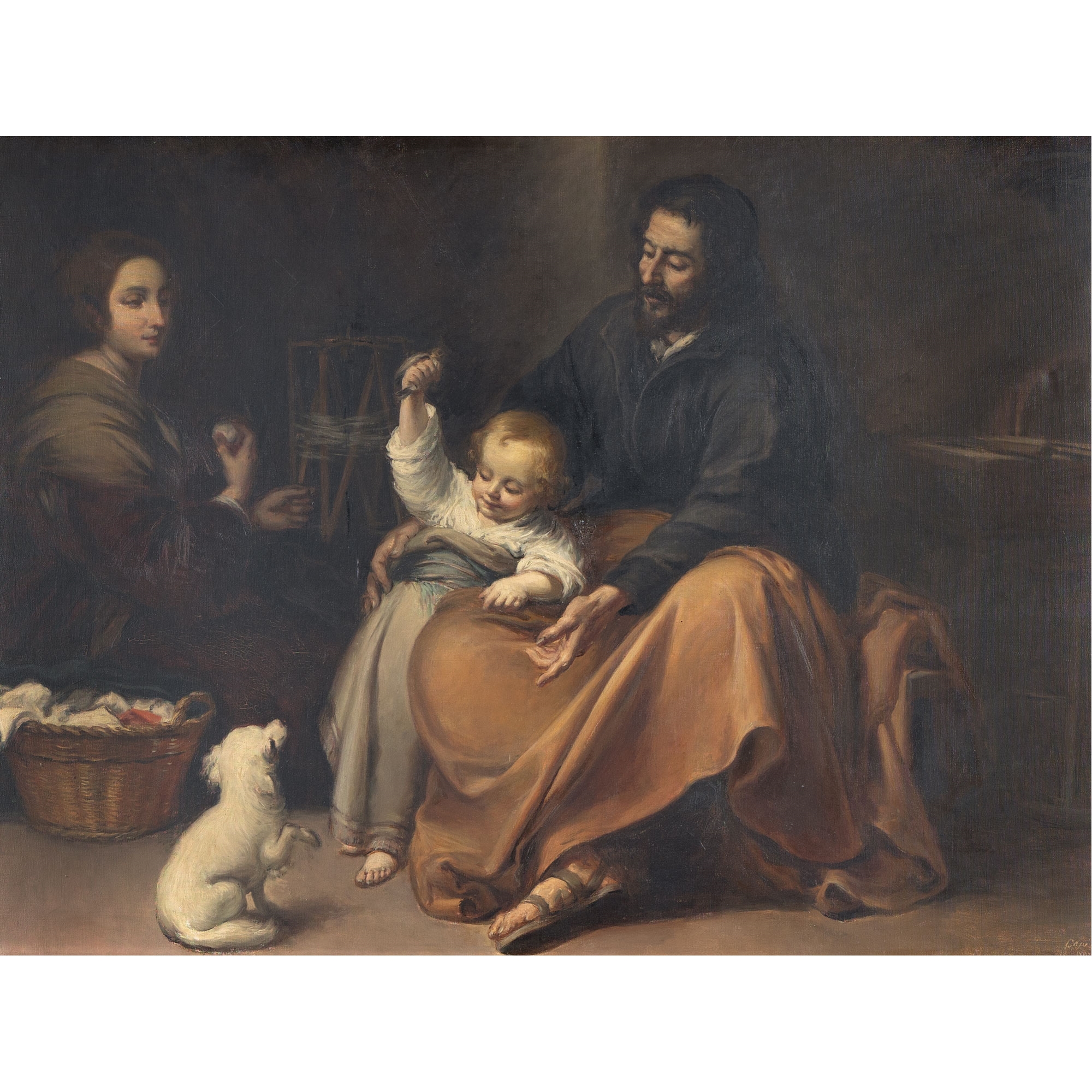 Bartolomé Estebán‏ Murillo | Sagrada familia del pajarito | MutualArt