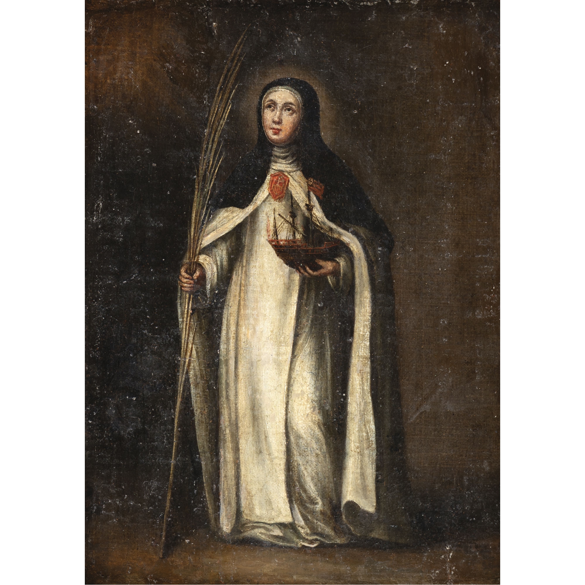 Claudio Coello | Portrait of a man, bust-length, in black | MutualArt