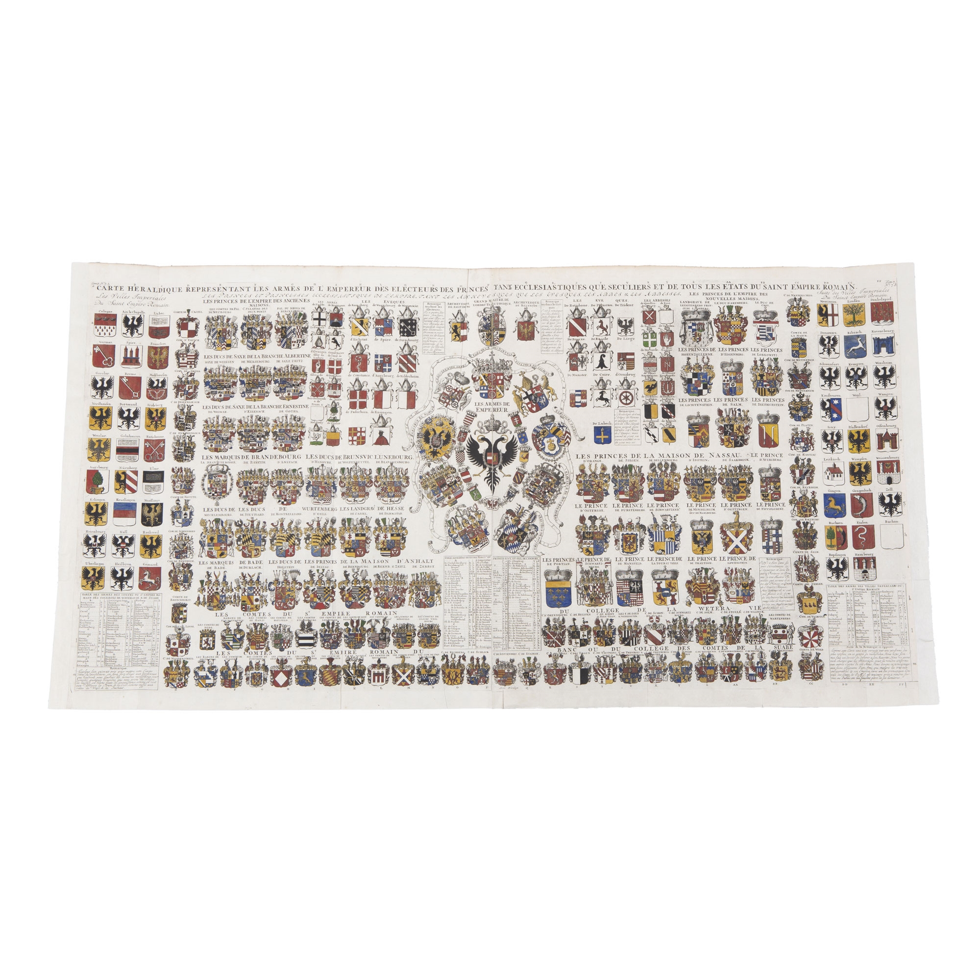 Henri Abraham Chatelain | Carte heraldique representant les armes de l ...